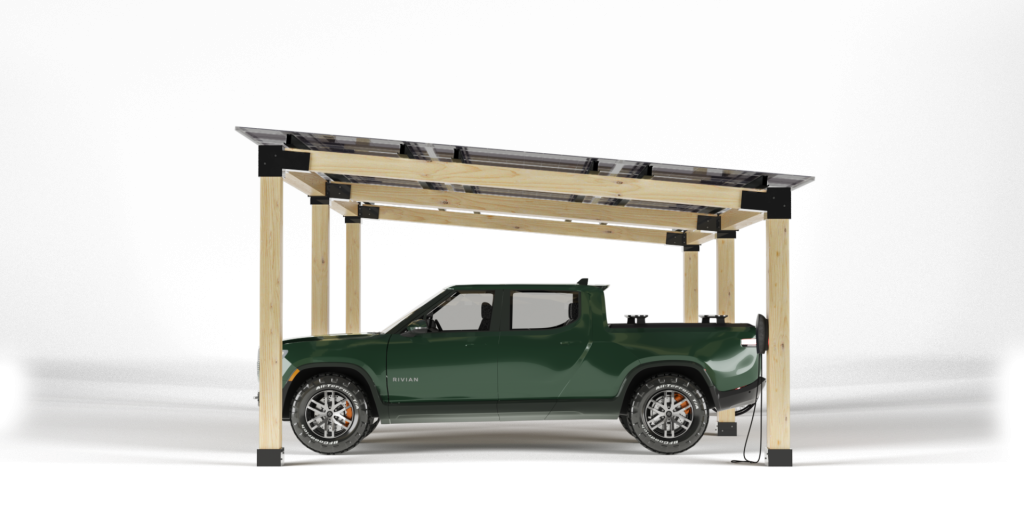 Wood-Post - Brooklyn Solar Canopy